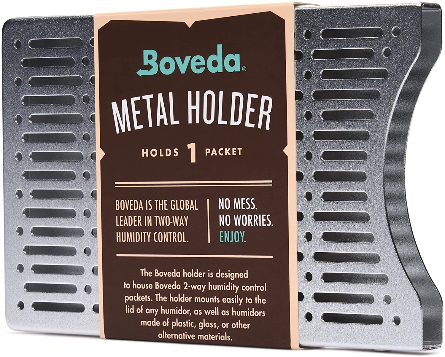 Boveda Brushed Aluminum Humidity Pack Holder – KingPalm