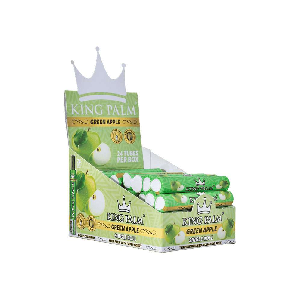 1 Mini Roll – Green Apple Display – KingPalm