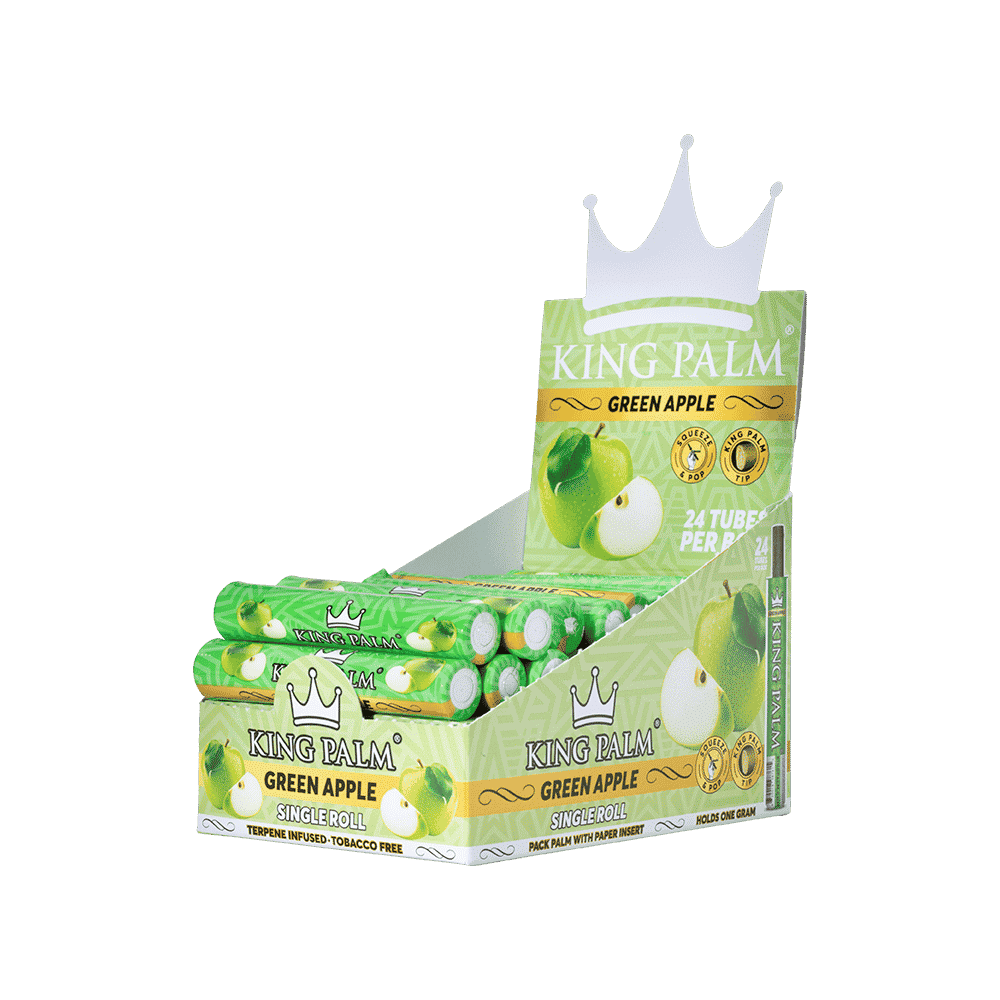 1 Mini Roll – Green Apple Display – KingPalm