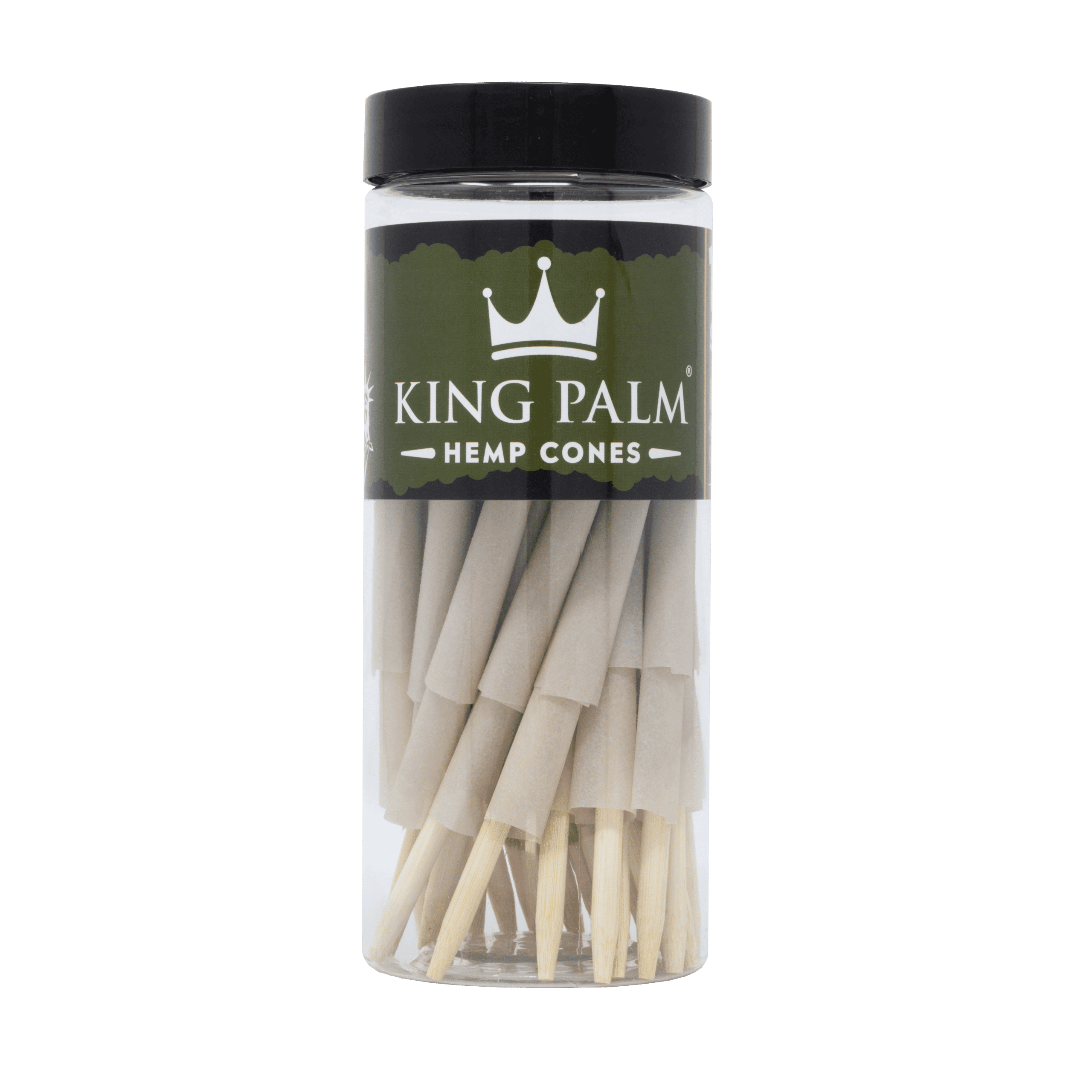 Bulk Pre-Rolled Cones – 1 1/4th Size – 50 ct – Tube – KingPalm